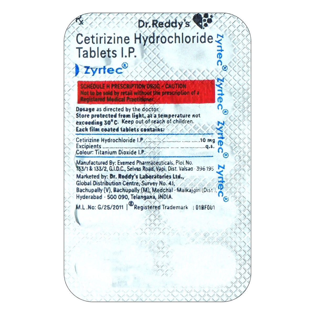 Zyrtec Tablet | Uses, Side Effects, Price | Apollo Pharmacy