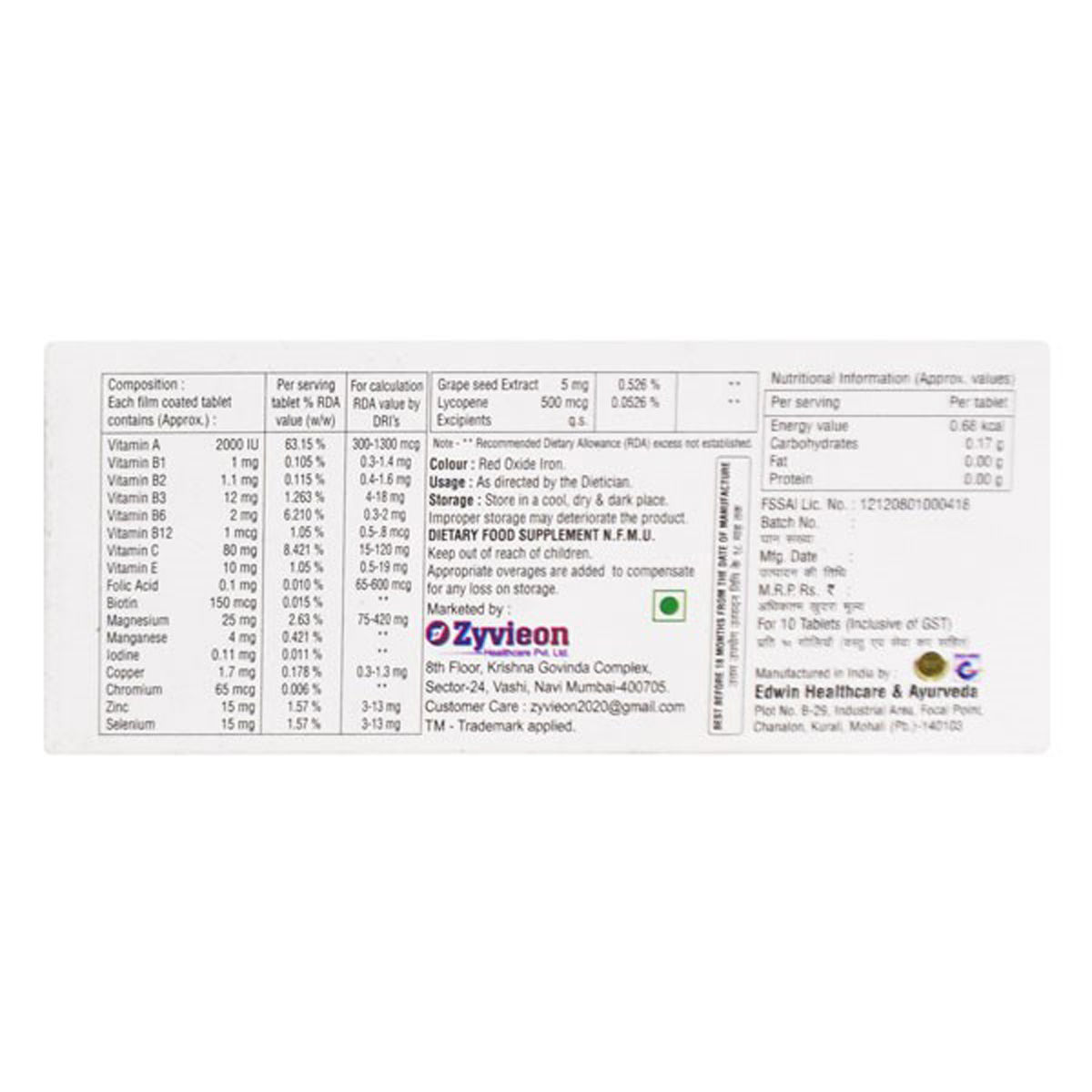 Zyvizest CD Tablet 10's Price, Uses, Side Effects, Composition - Apollo ...