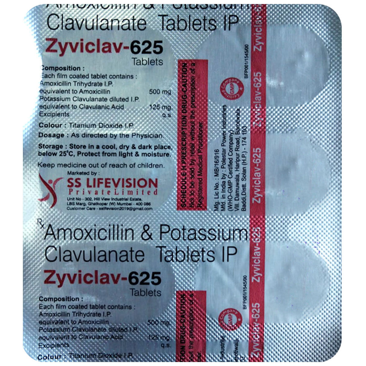 Zyviclav-625 Tablet | Uses, Side Effects, Price | Apollo Pharmacy