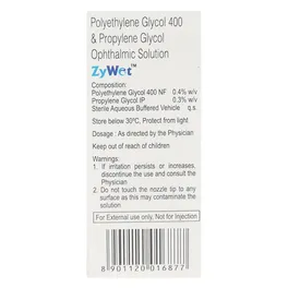 Zywet Eye Drops | Uses, Side Effects, Price | Apollo Pharmacy