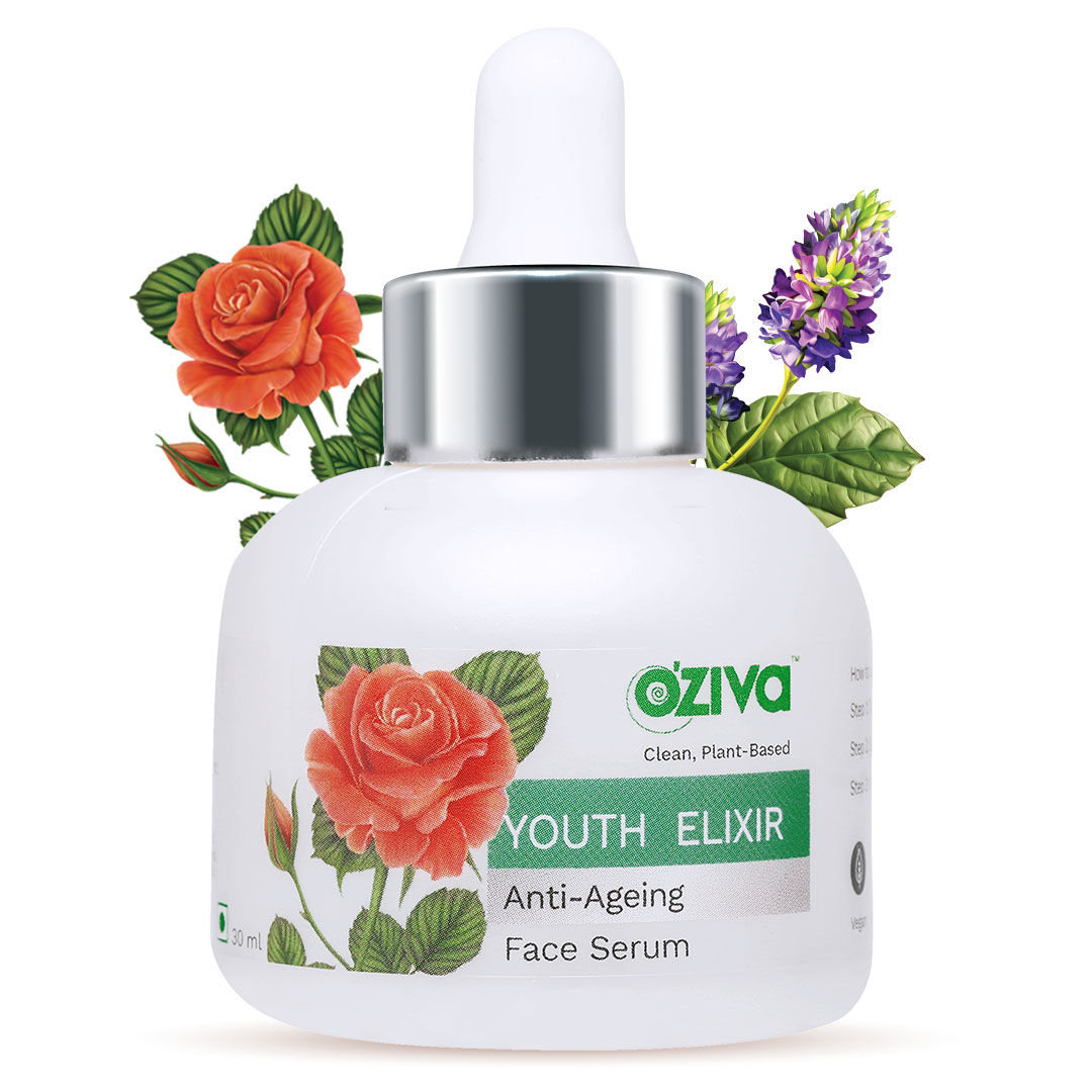 OZiva Youth Elixir Anti-Ageing Face serum, 30 ml Price, Uses, Side ...