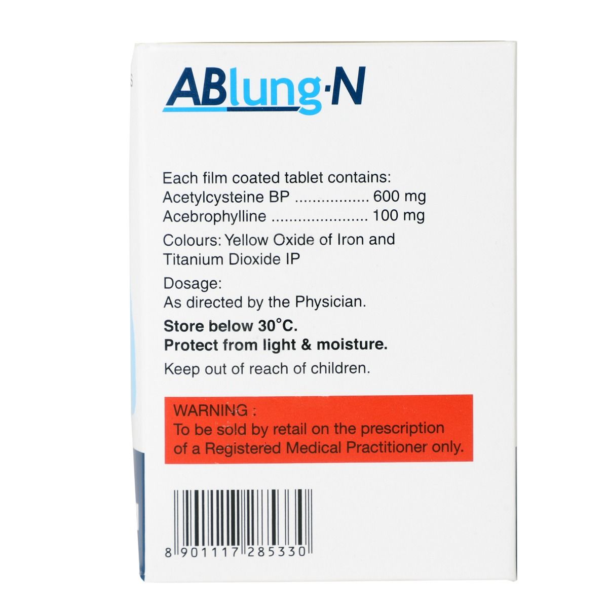 Ablung-N Tablet 15's Price, Uses, Side Effects, Composition - Apollo ...