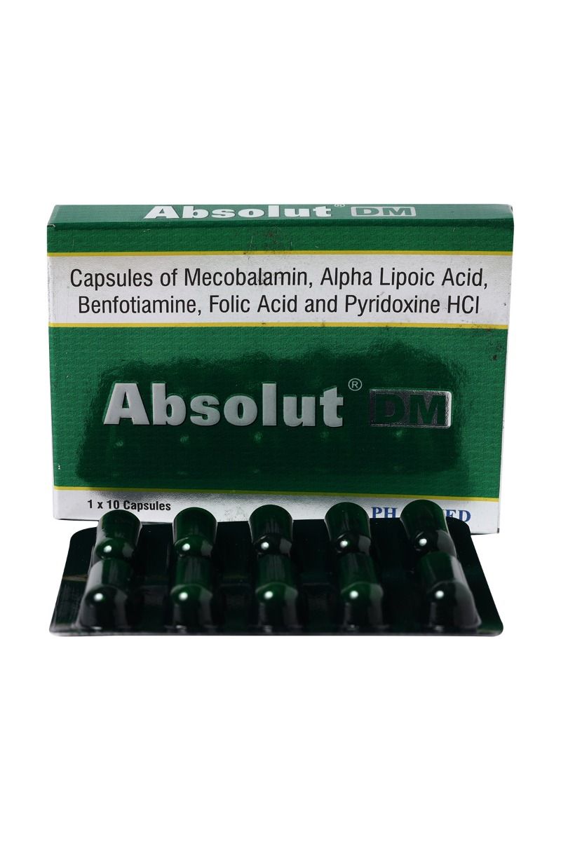 Absolut DM Capsule 10's Price, Uses, Side Effects, Composition - Apollo ...