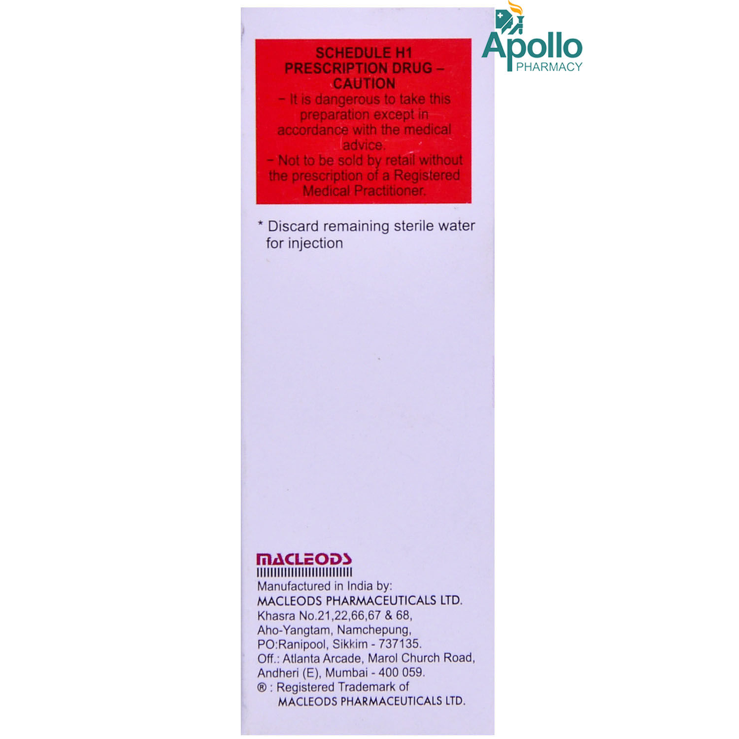 ACCUZON 250MG INJECTION Price, Uses, Side Effects, Composition - Apollo ...