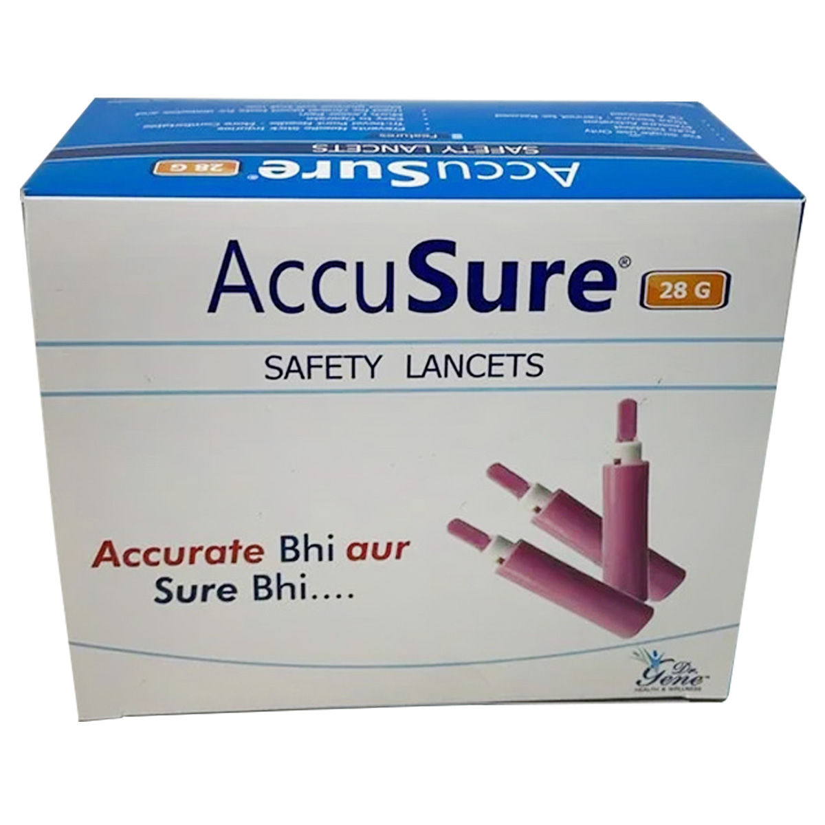 Buy Accusure Safety Lancets 28G, 100 Count | 19 Minutes Delivery ...