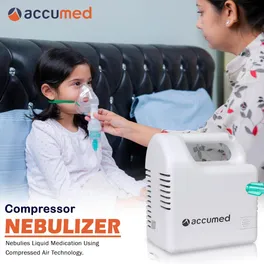 ACCUMED Compressor Nebulizer BR-108, 1 Count | Uses, Benefits, Price ...