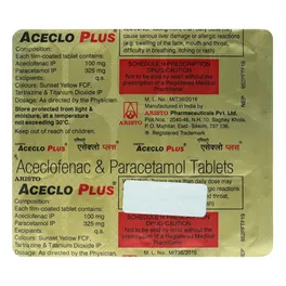 Aceclo Plus Tablet | Uses, Side Effects, Price | Apollo Pharmacy