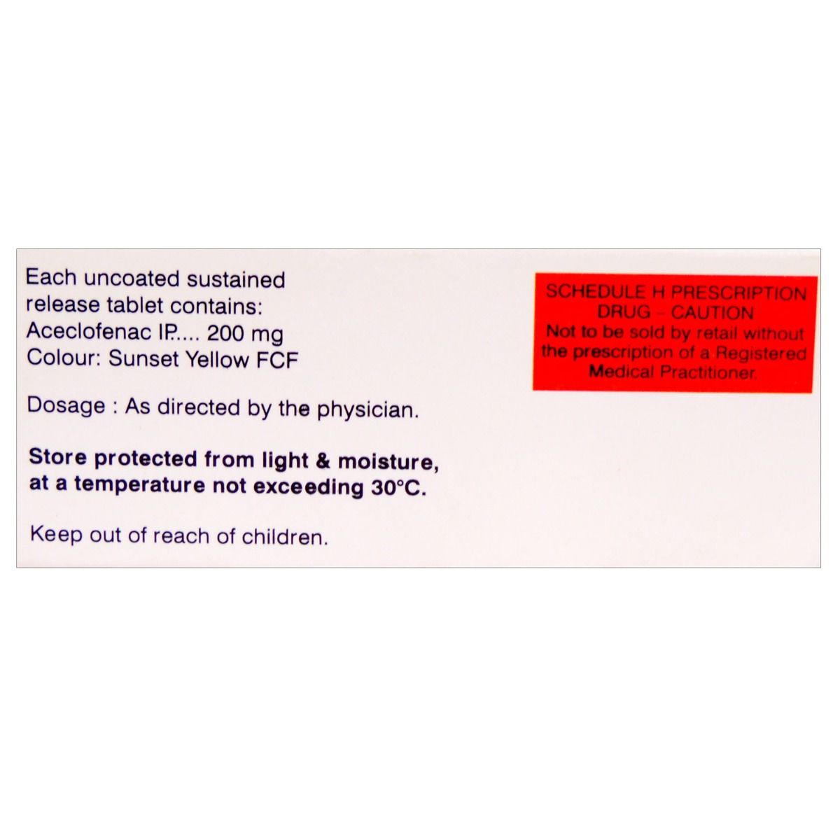 Acemiz 200 SR Tablet 10's Price, Uses, Side Effects, Composition ...