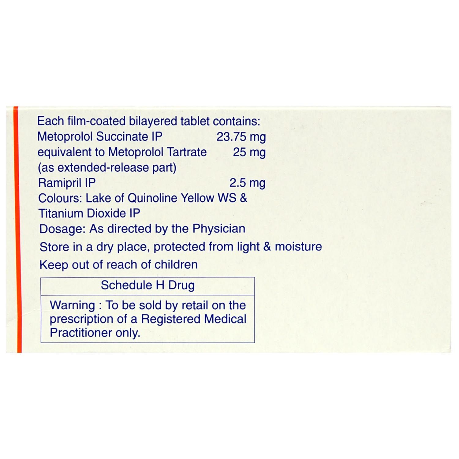 Ace Revelol 25/2.5 Tablet 10's Price, Uses, Side Effects, Composition ...