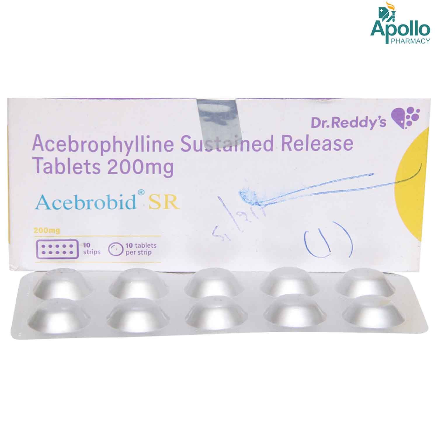 Acebrobid SR 200 Capsule 10's Price, Uses, Side Effects, Composition ...