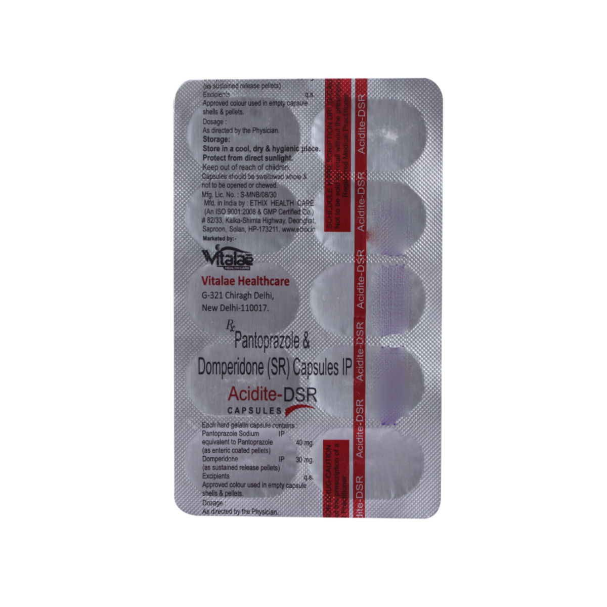 Acidite DSR Capsule | Uses, Side Effects, Price | Apollo Pharmacy