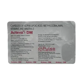 Acteva-DM Tablet | Uses, Side Effects, Price | Apollo Pharmacy