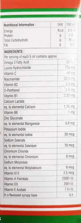 Buy Active Child Gro Syrup 150 ml | 19 Minutes Delivery | Apollo Pharmacy