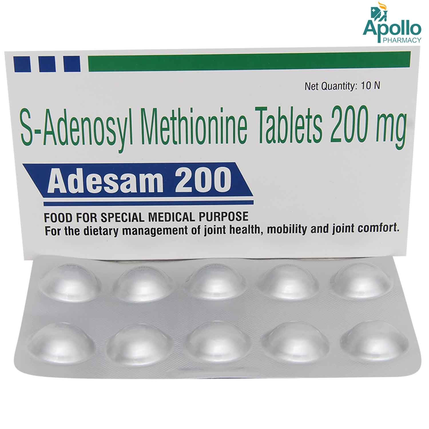 Adesam 200 Tablet 10's Price, Uses, Side Effects, Composition - Apollo ...