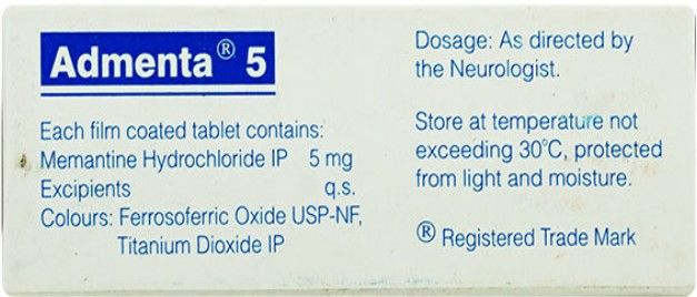 Admenta 5 Tablet | Uses, Side Effects, Price | Apollo Pharmacy