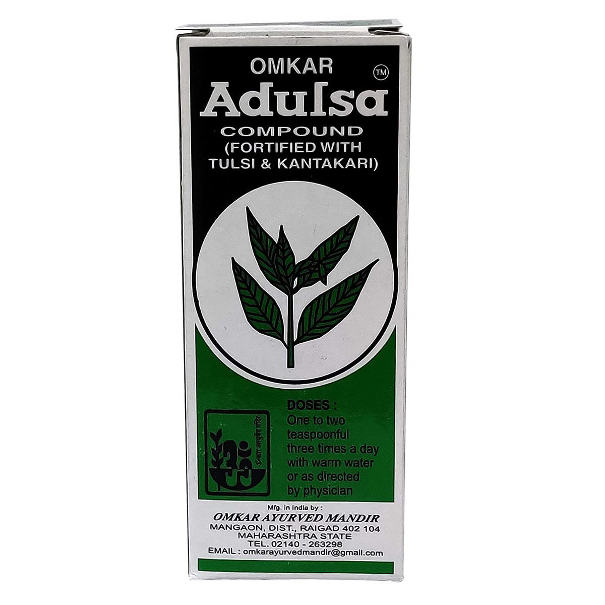 Omkar Adulsa Syrup, 400 ml Price, Uses, Side Effects, Composition ...