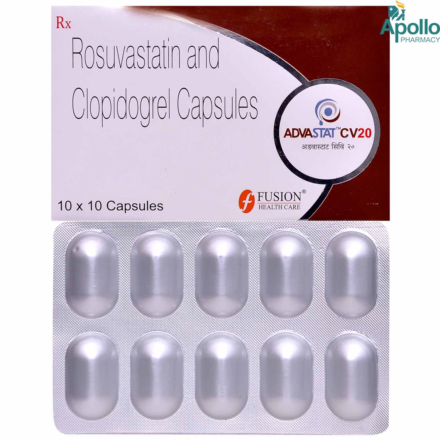 Advastat Cv 20/75mg Capsule 10's Price, Uses, Side Effects, Composition ...