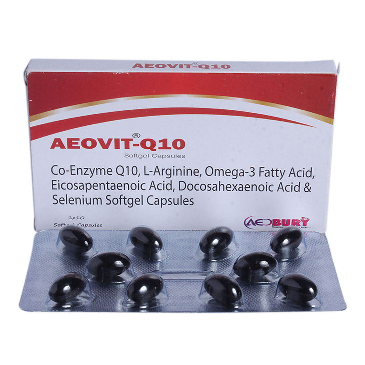 Aeovit-Q10 Softgel Capsule 10's Price, Uses, Side Effects, Composition ...
