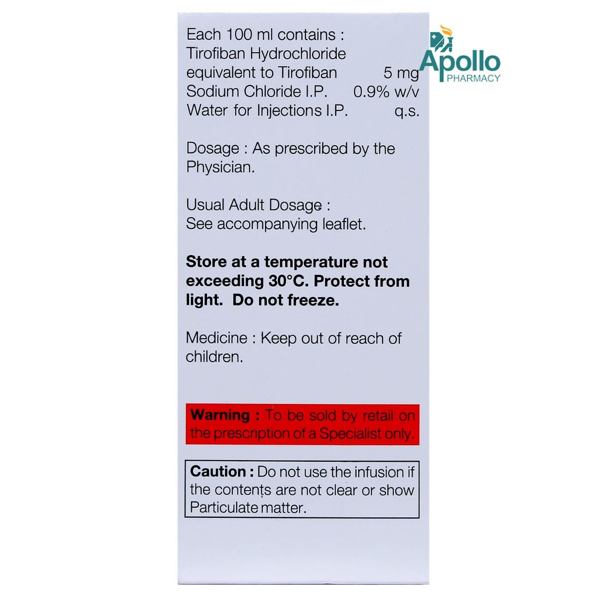 AGGRIBLOC 5MG I.V INJECTION 100ML | Uses, Side Effects, Price | Apollo ...