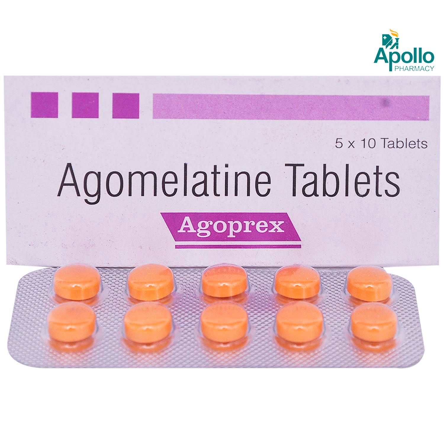 Agoprex Tablet 10's Price, Uses, Side Effects, Composition - Apollo ...