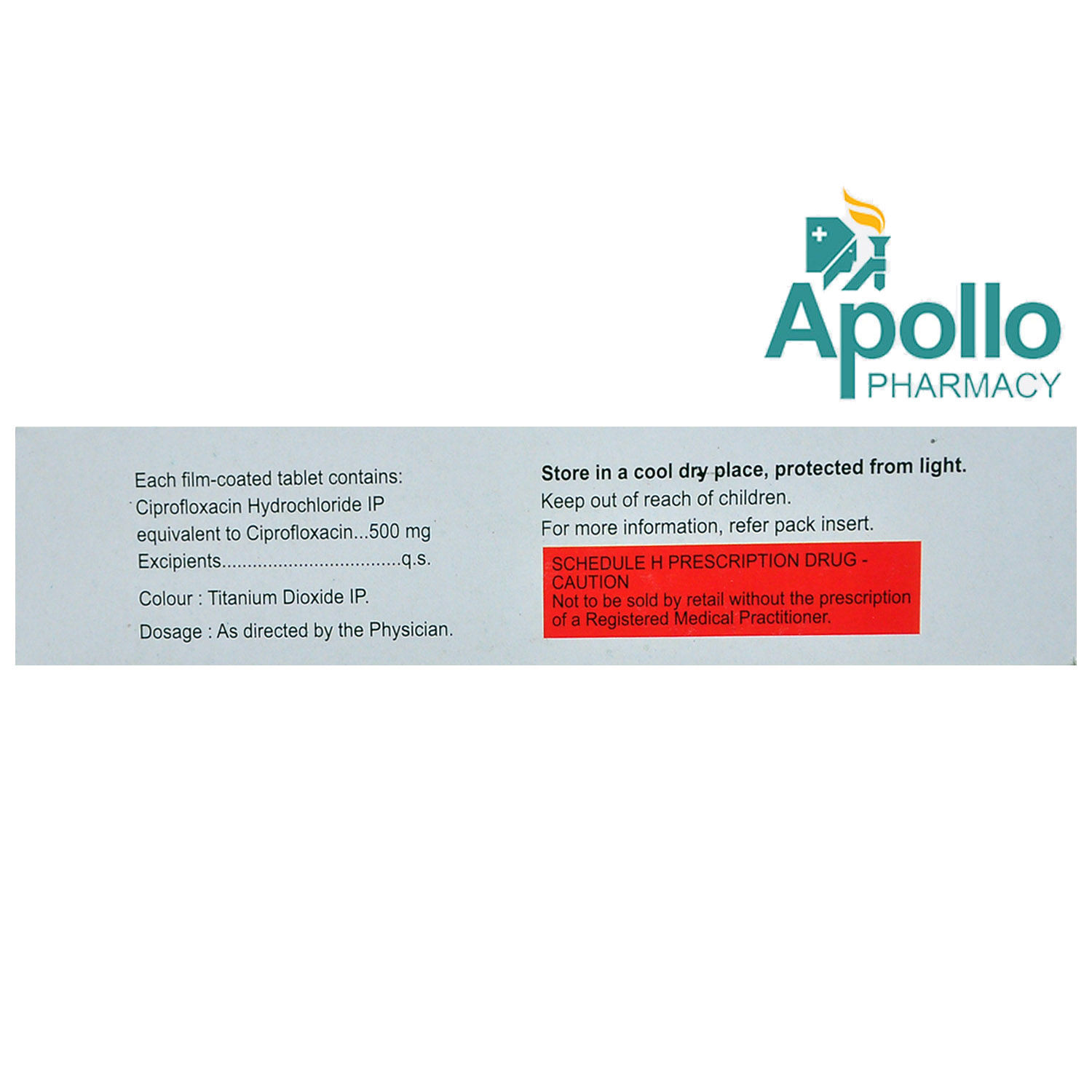 Alcipro 500 mg Tablet 10's Price, Uses, Side Effects, Composition ...