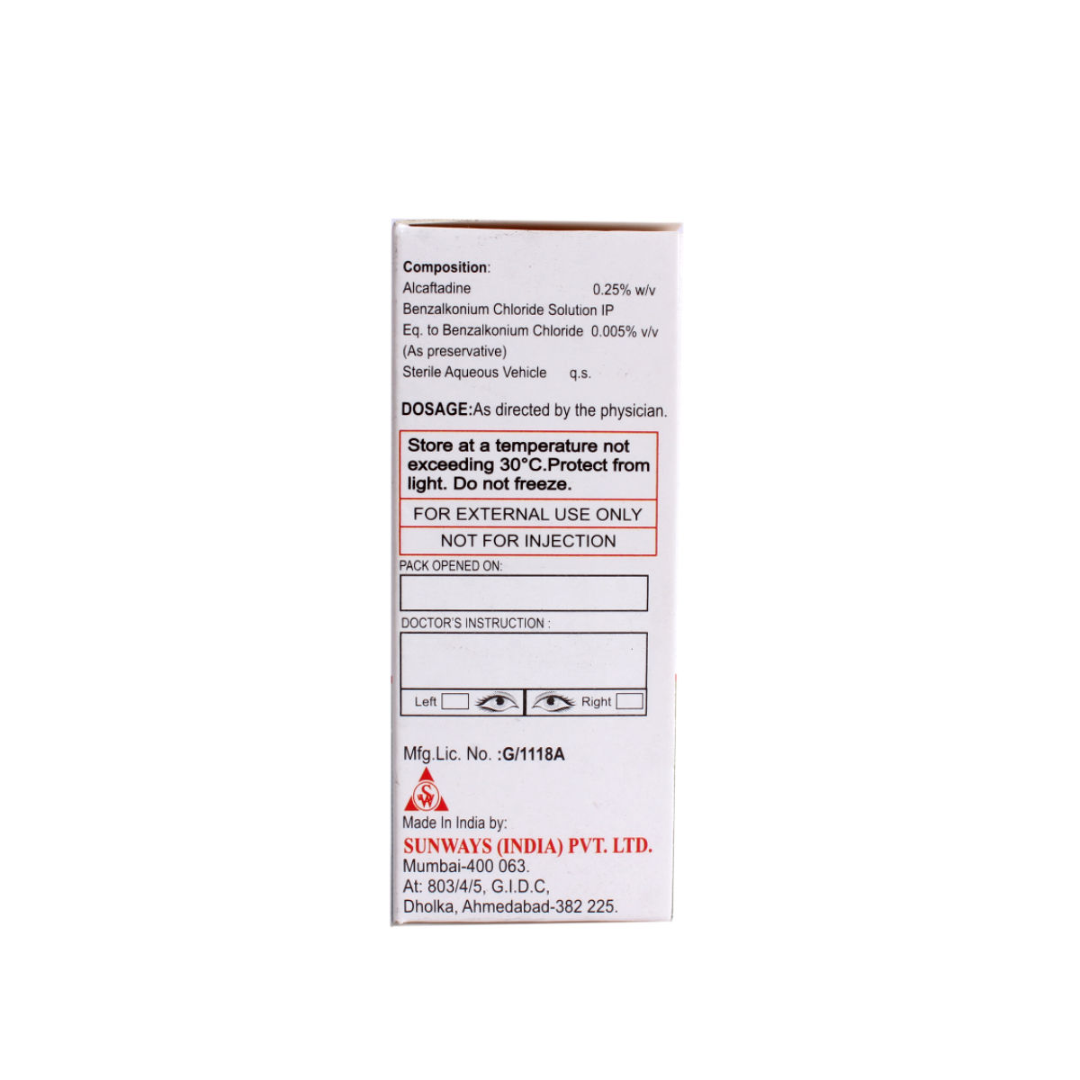 Alcatop Opthalmic Solution 5 ml Price, Uses, Side Effects, Composition ...