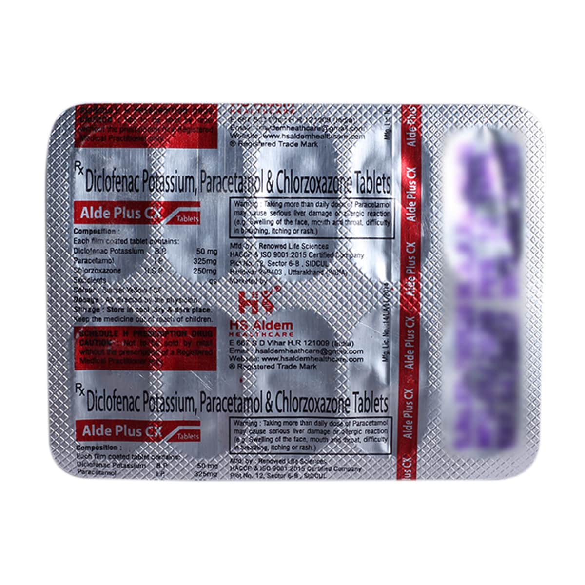 Alde Plus CX Tablet 10's Price, Uses, Side Effects, Composition ...