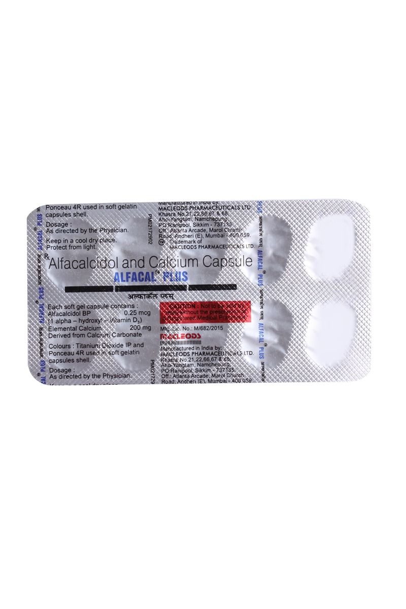 Alfacal Plus Capsule | Uses, Side Effects, Price | Apollo Pharmacy