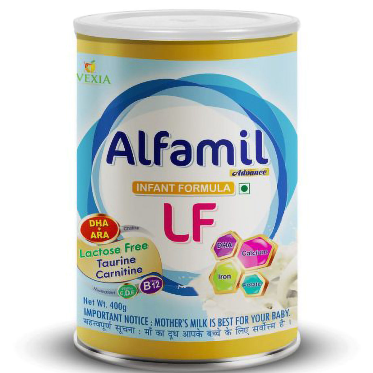Buy Alfamil Advance Infant Formula LF Powder, 400 gm Tin | 19 Minutes ...