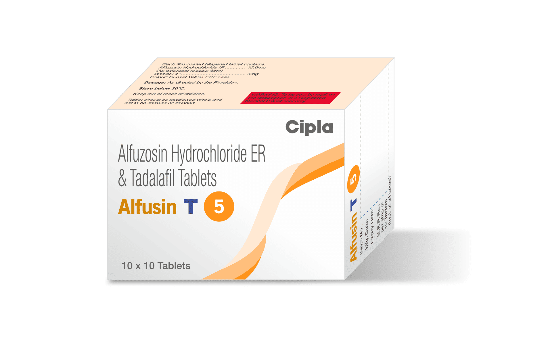 Alfusin T 5 Tablet 10's Price, Uses, Side Effects, Composition - Apollo ...