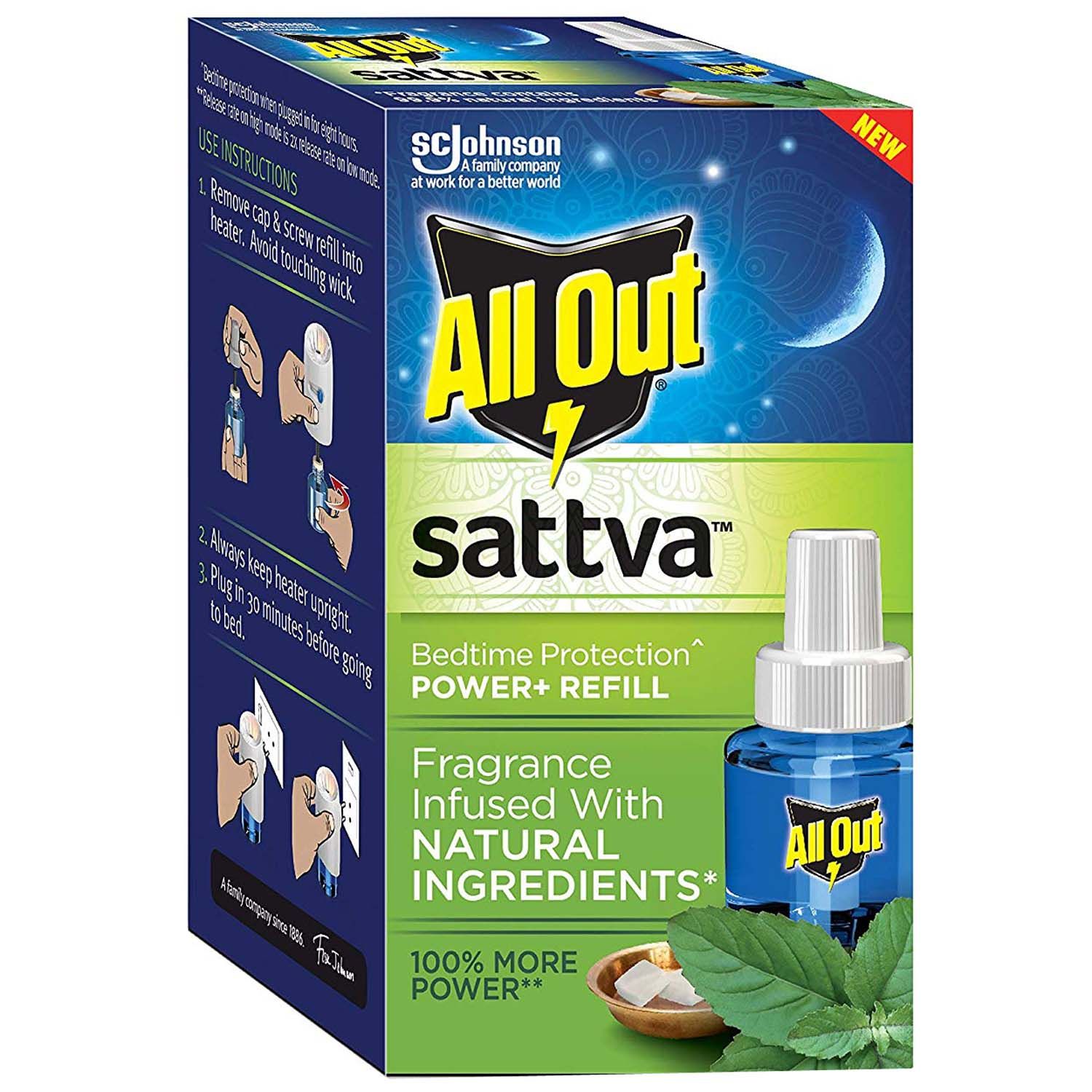 All Out Sattva Refill, 45ml Price, Uses, Side Effects, Composition ...