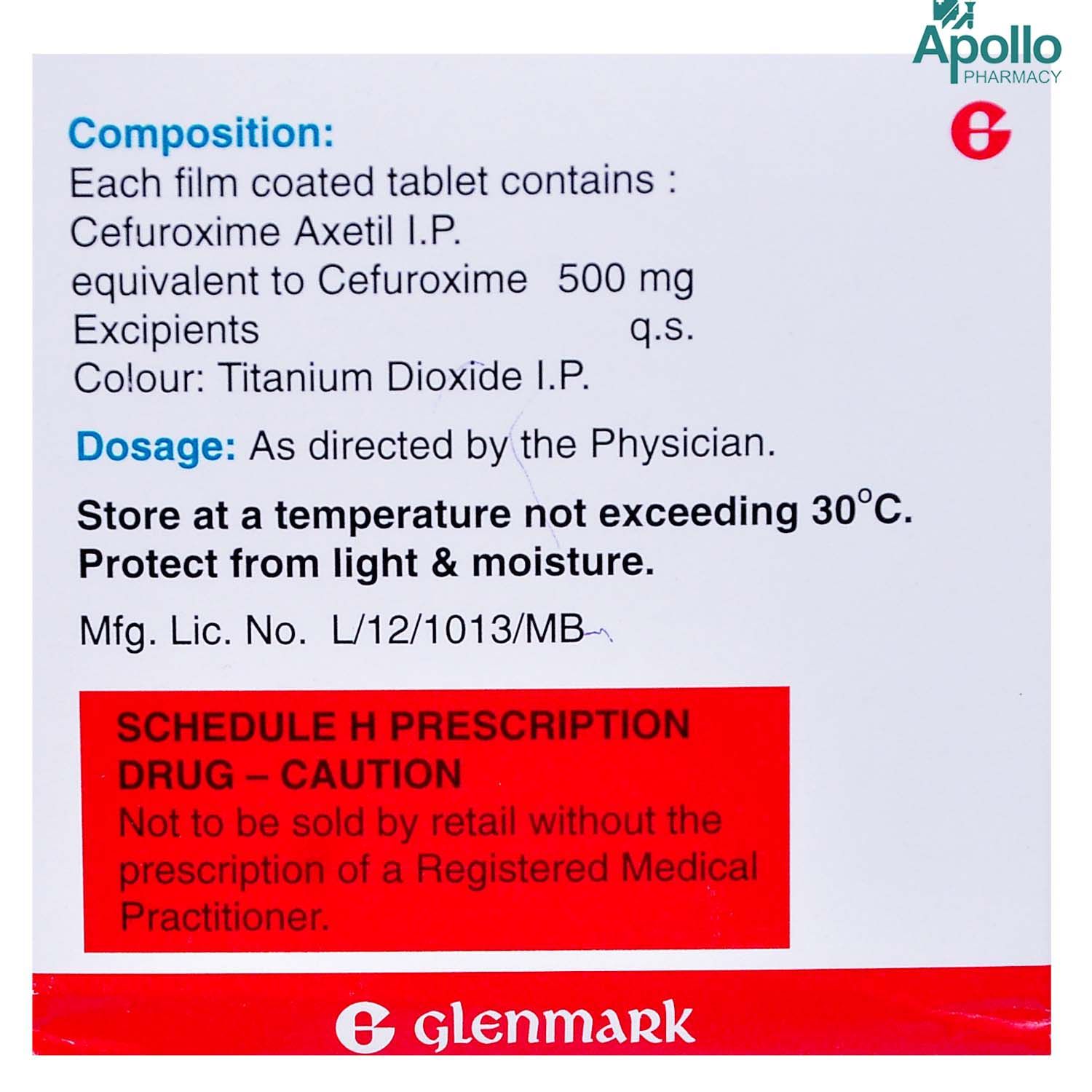 Altacef-500 Tablet 10's Price, Uses, Side Effects, Composition - Apollo ...