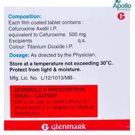 Altacef-500 Tablet | Uses, Side Effects, Price | Apollo Pharmacy