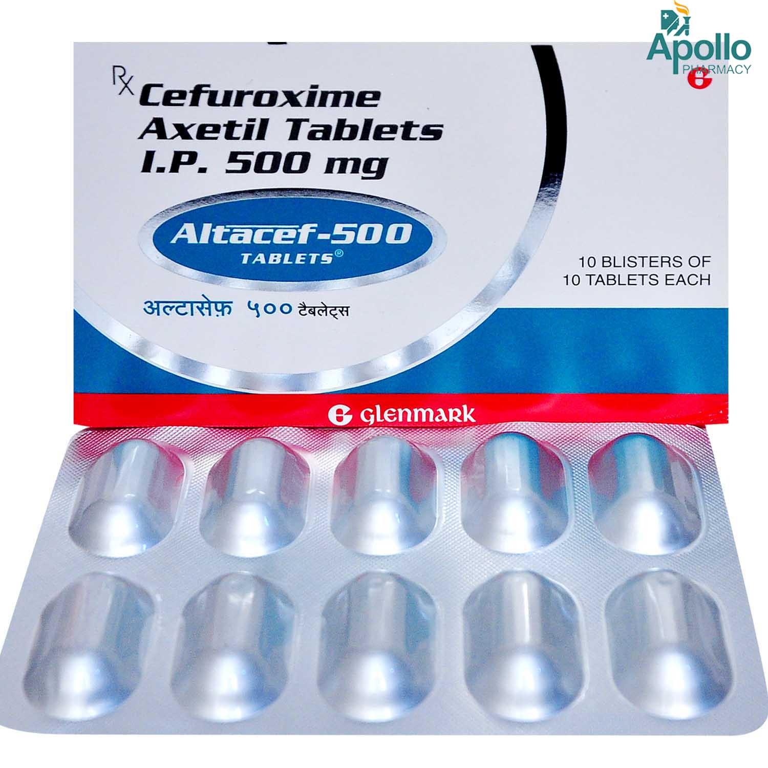 Altacef-500 Tablet 10's Price, Uses, Side Effects, Composition - Apollo ...