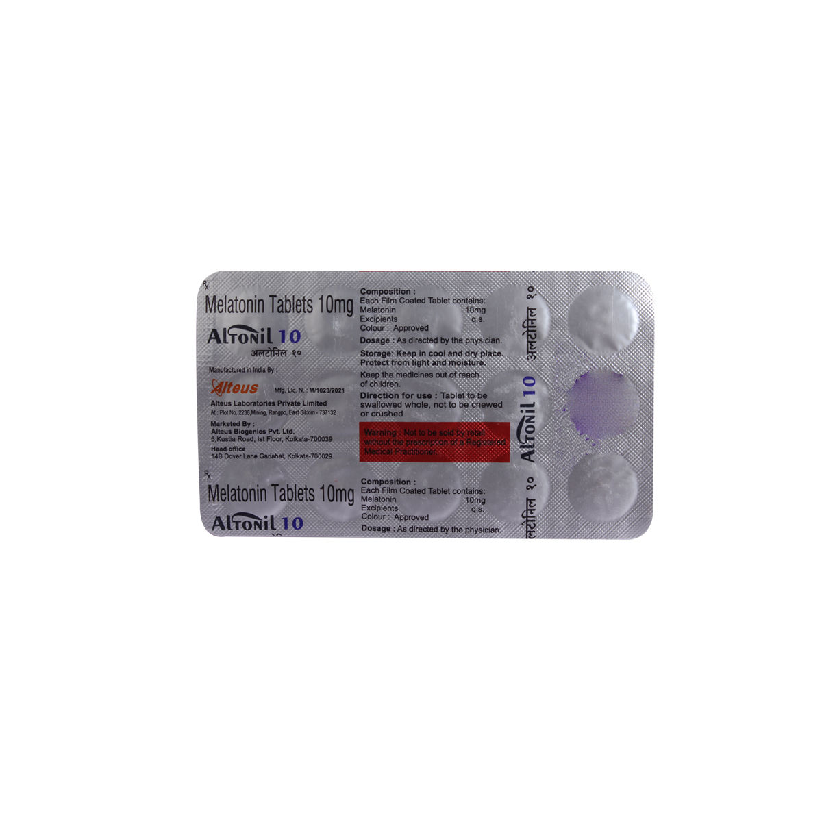 Altonil 10 mg MD Tablet 15's Price, Uses, Side Effects, Composition ...
