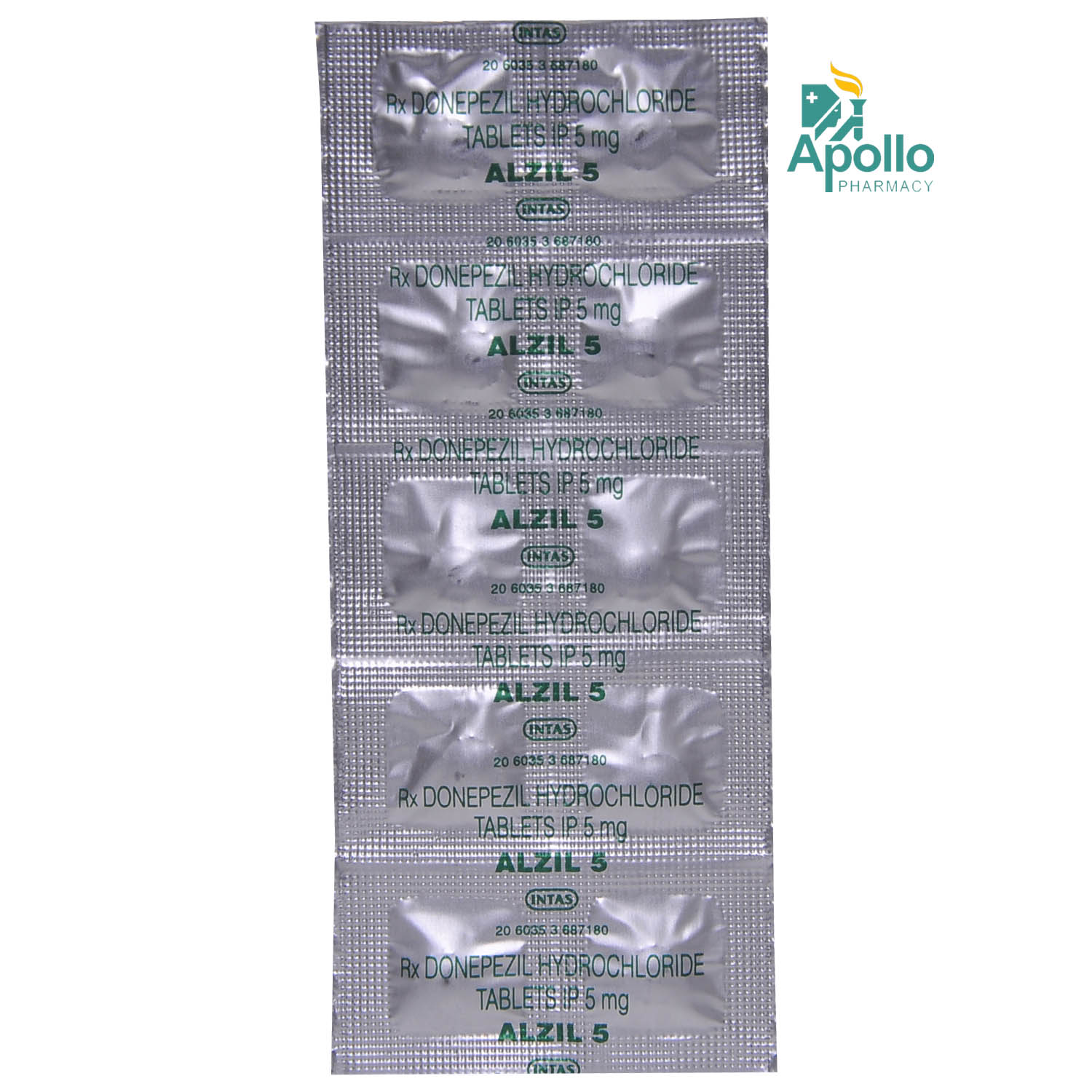 Alzil 5 Tablet 10's Price, Uses, Side Effects, Composition - Apollo ...