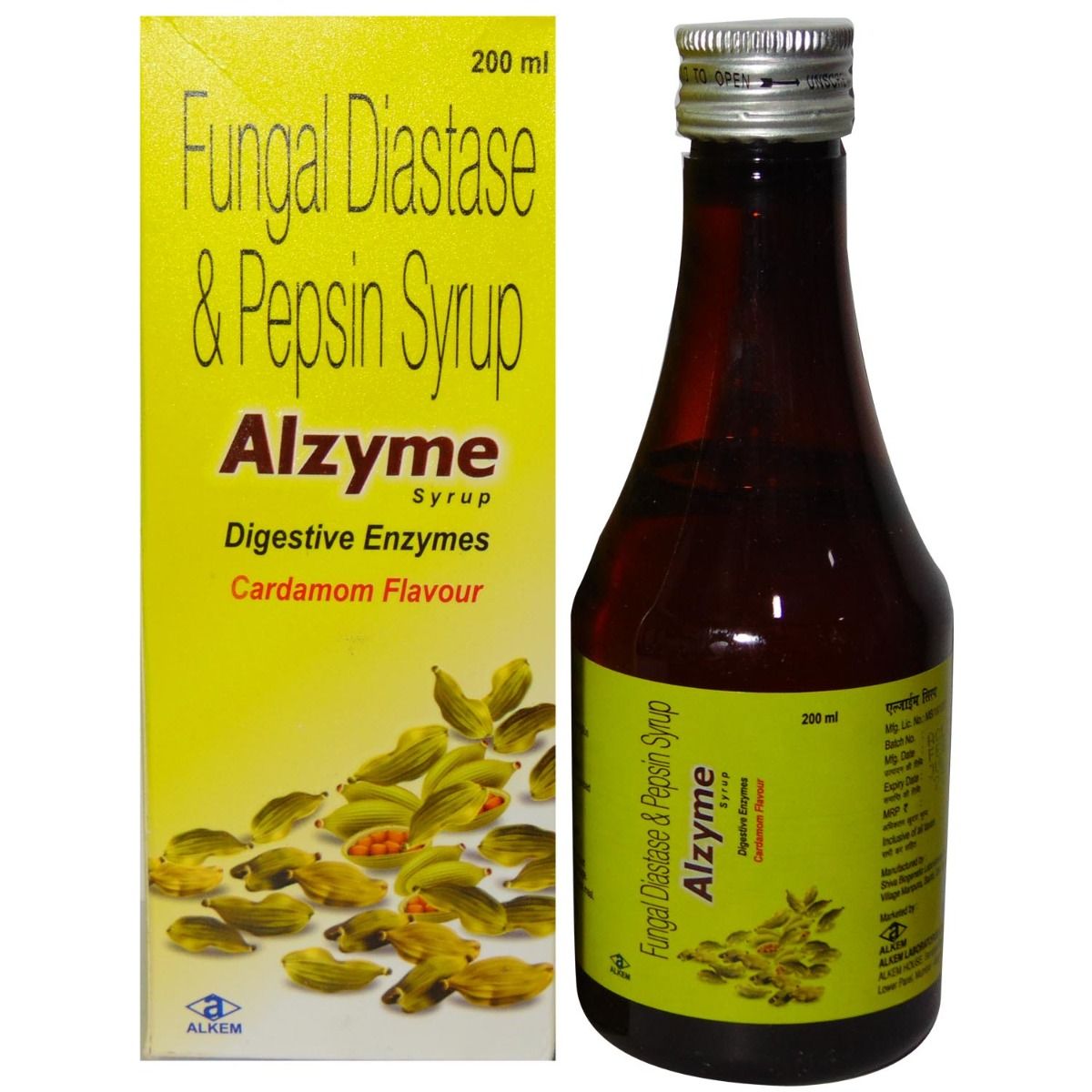 Alzyme Syrup 200 ml Price, Uses, Side Effects, Composition - Apollo ...