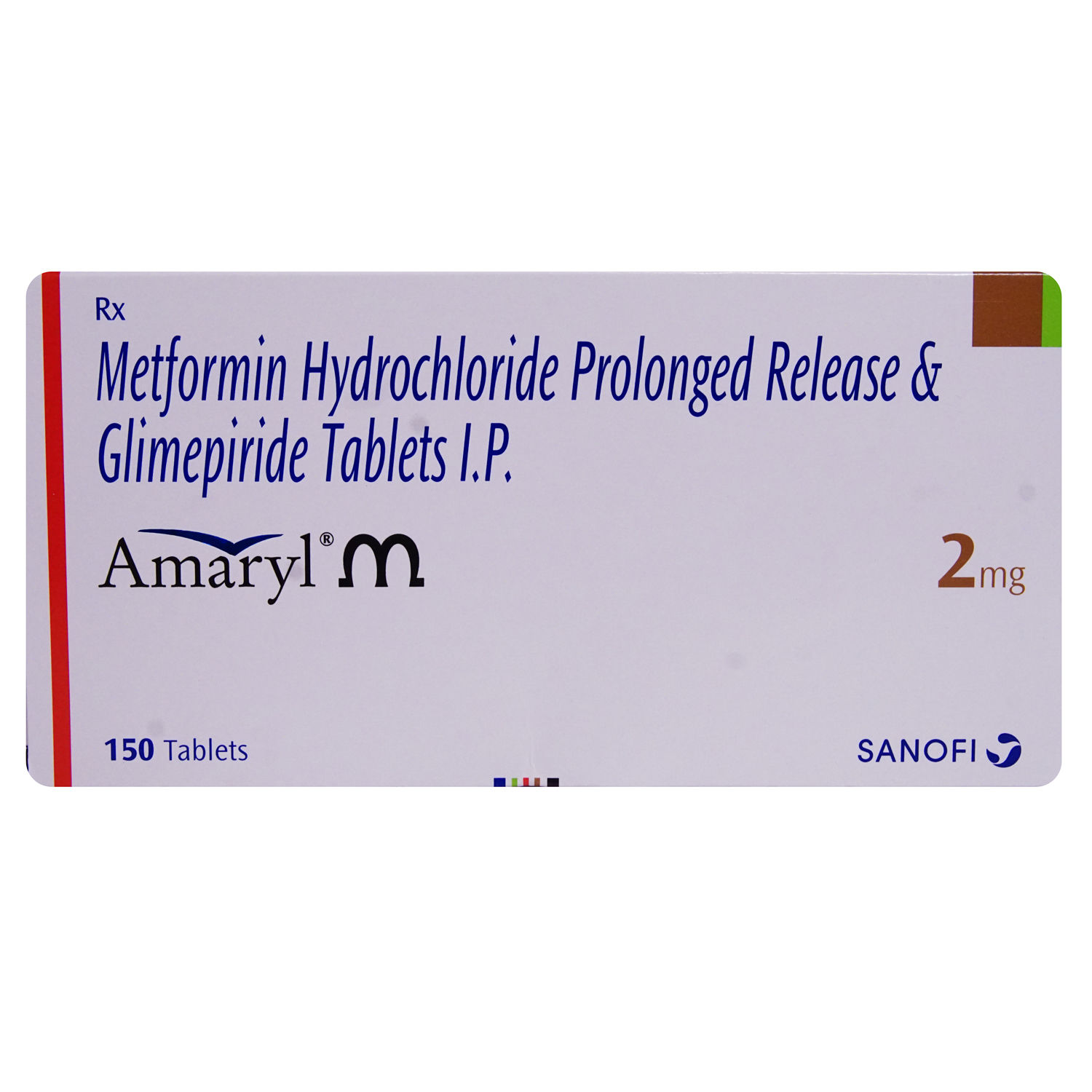 Amaryl M 2 mg Tablet | Uses, Side Effects, Price | Apollo Pharmacy