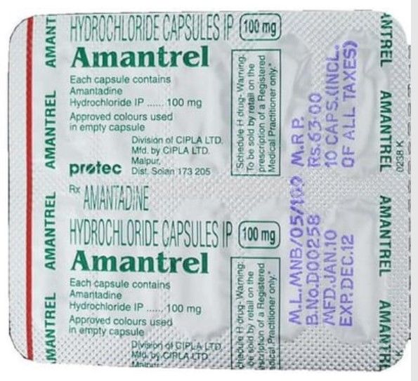 Amantrel 100 mg Capsule 15's Price, Uses, Side Effects, Composition ...