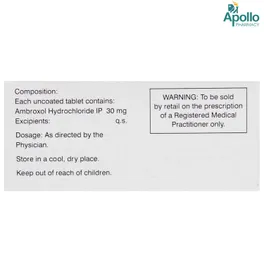 Ambrodil Tablet | Uses, Side Effects, Price | Apollo Pharmacy