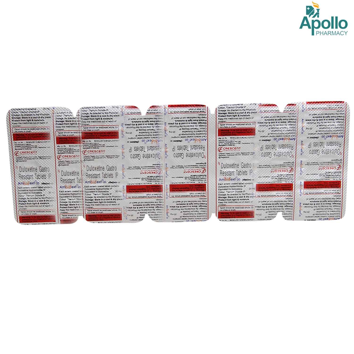 Ambidext 20 mg Tablet 10's Price, Uses, Side Effects, Composition ...