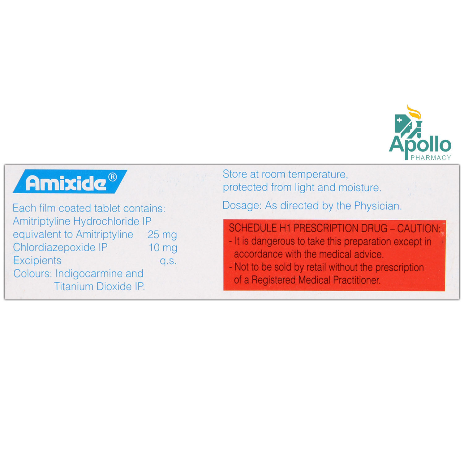 Amixide Tablet 10's Price, Uses, Side Effects, Composition - Apollo ...