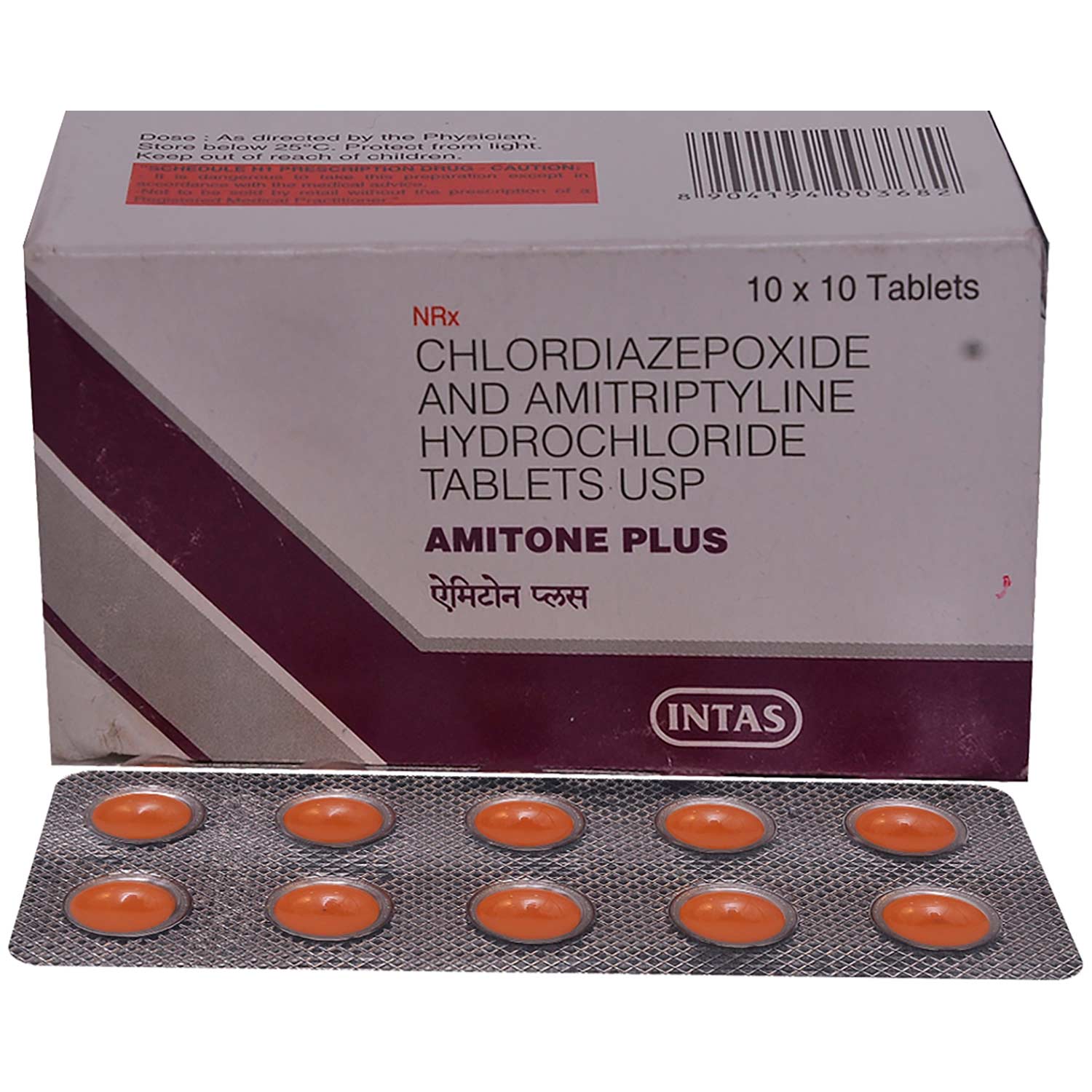 Amitone Plus Tablet 10's Price, Uses, Side Effects, Composition ...
