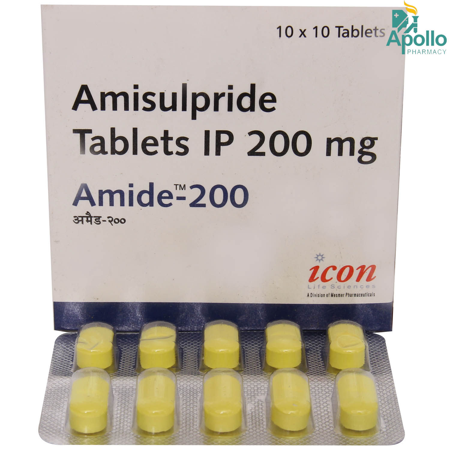 Amide-200 Tablet 10's Price, Uses, Side Effects, Composition - Apollo ...