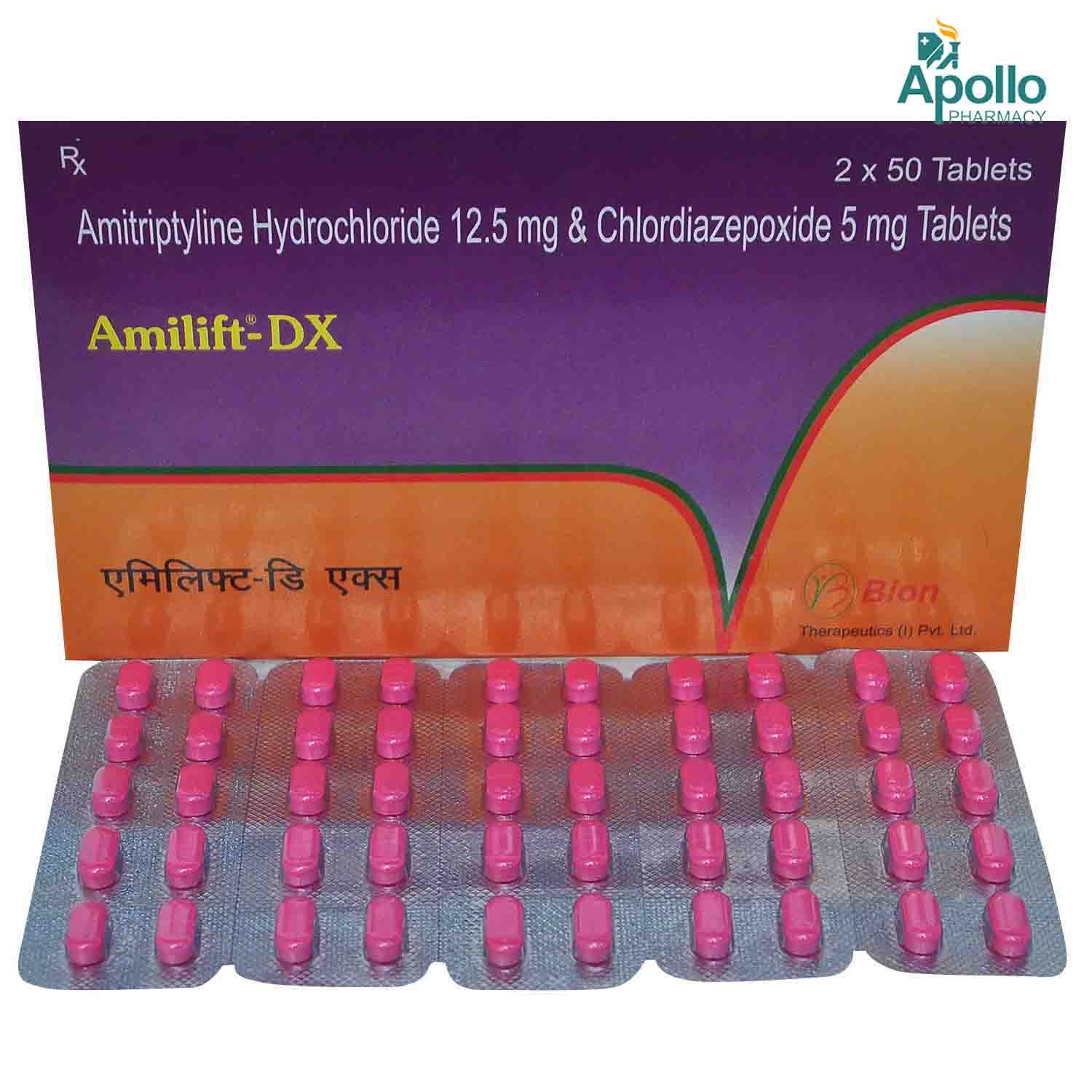 Amilift-DX Tablet 10's Price, Uses, Side Effects, Composition - Apollo ...
