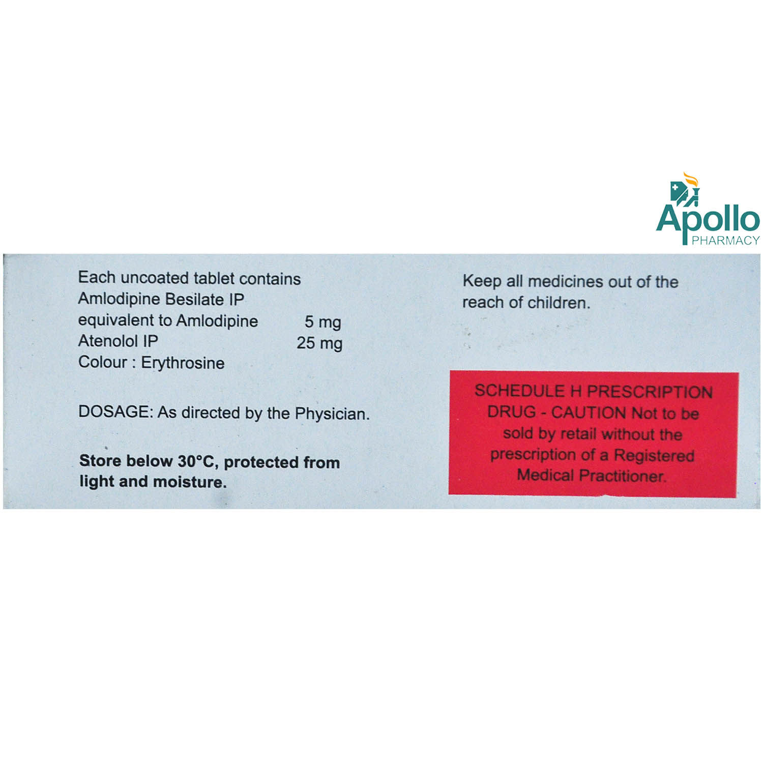 Amloz AT 25 Tablet 14's Price, Uses, Side Effects, Composition - Apollo ...