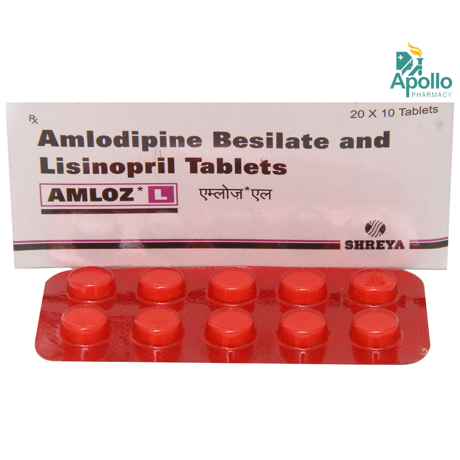 Amloz L Tablet 10's Price, Uses, Side Effects, Composition - Apollo ...