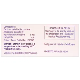 Amlokind-5 Tablet | Uses, Side Effects, Price | Apollo Pharmacy