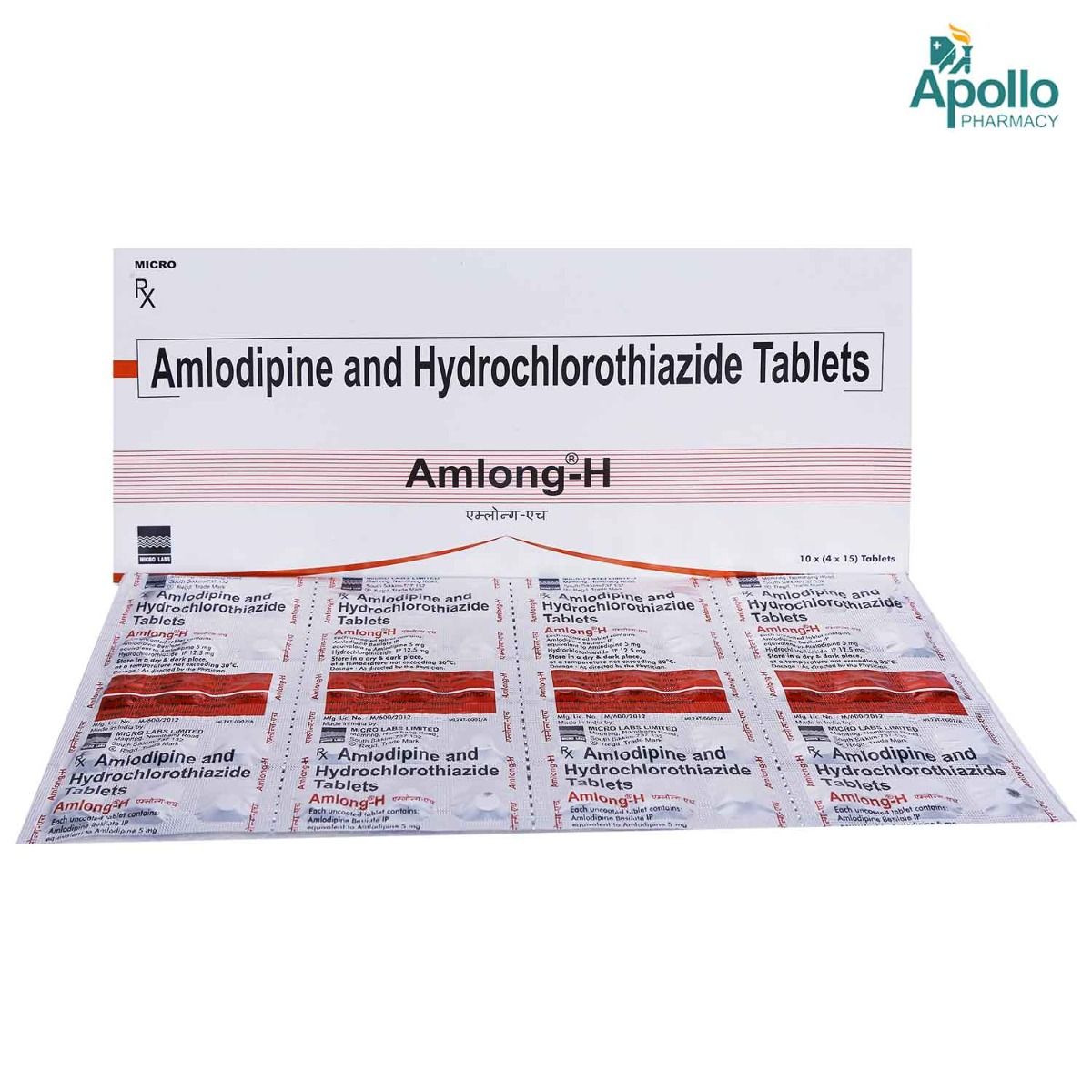 Amlong-H Tablet 15's Price, Uses, Side Effects, Composition - Apollo ...