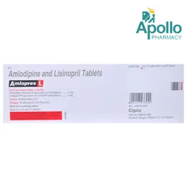 Amlopres L Tablet | Uses, Side Effects, Price | Apollo Pharmacy